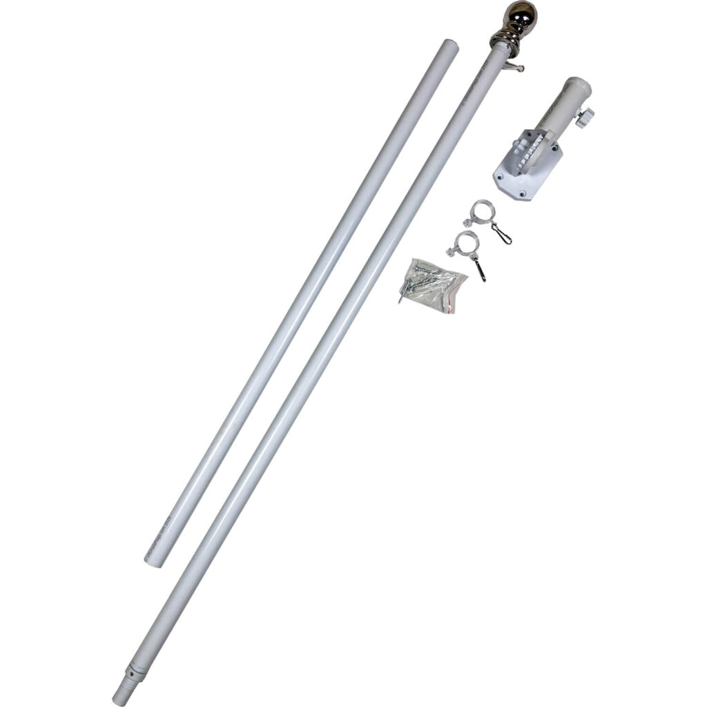 Flag pole for sale -Aluminum Anti-Furl Rotating Flag Pole 6ft
