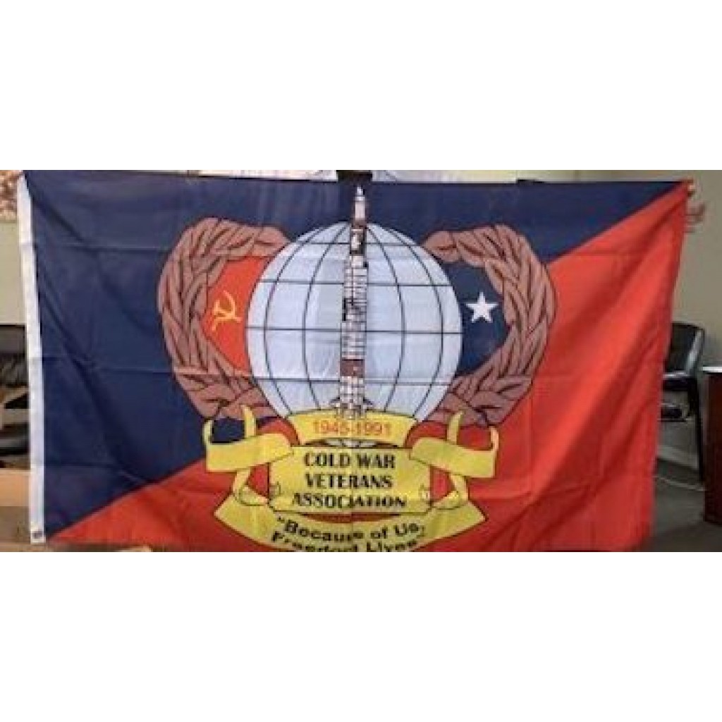 Cold War Veteran Flag 3x5 ft Standard Custom Made - Ultimate Flags