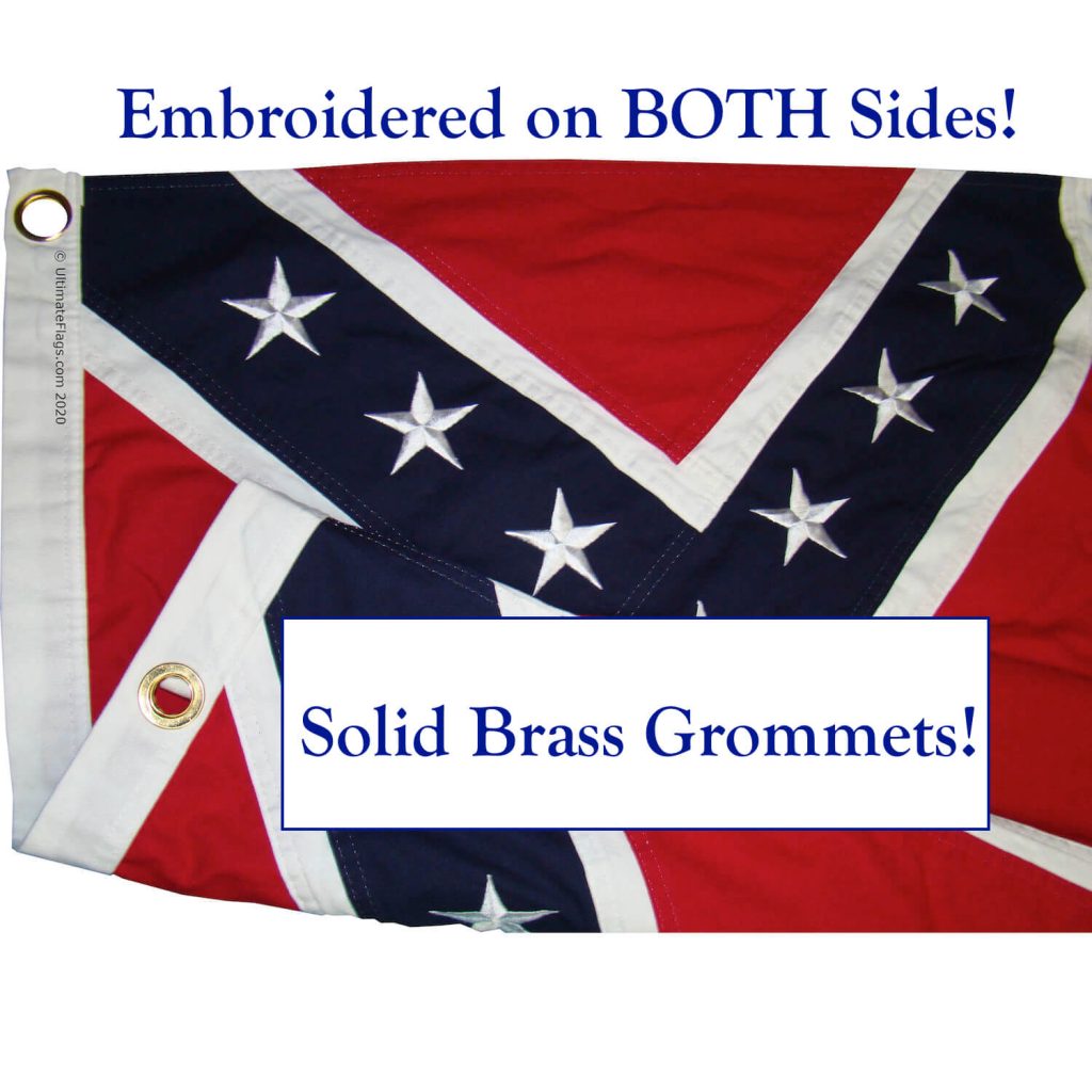 Rebel Flag - Confederate Flags Quality Heavy Cotton All Sizes