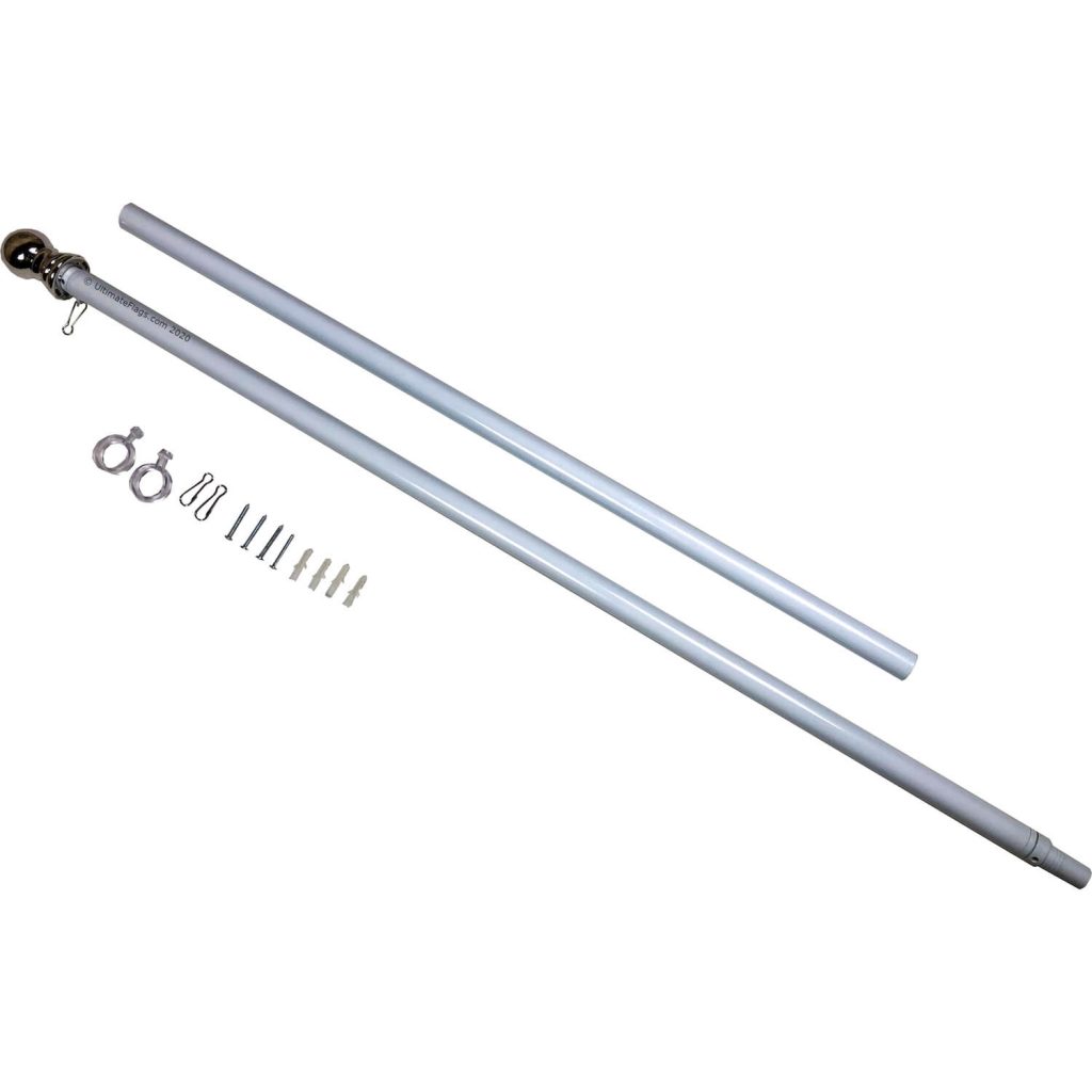 Aluminum Anti-Furl Rotating Pole for Flags 6ft