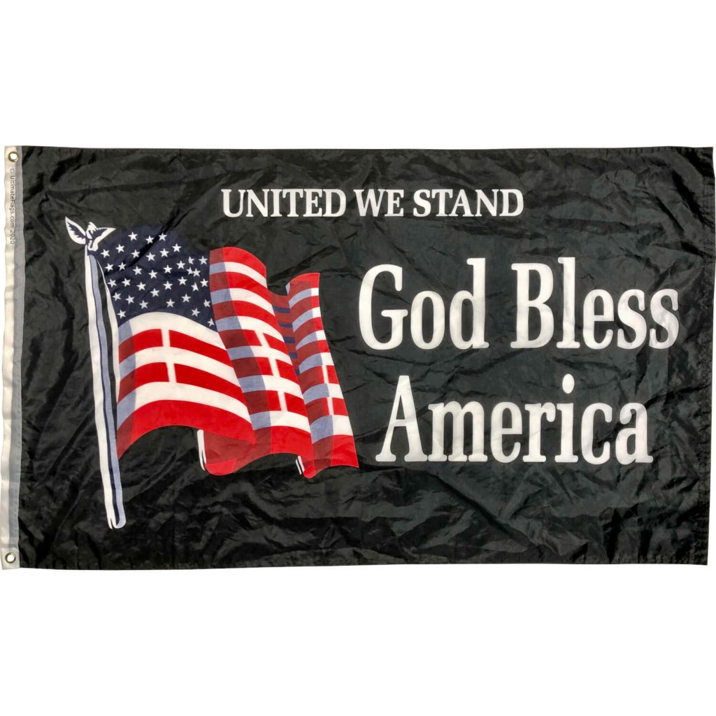 God Bless America Flag - United We Stand USA Patriotic Flag - Ultimate ...