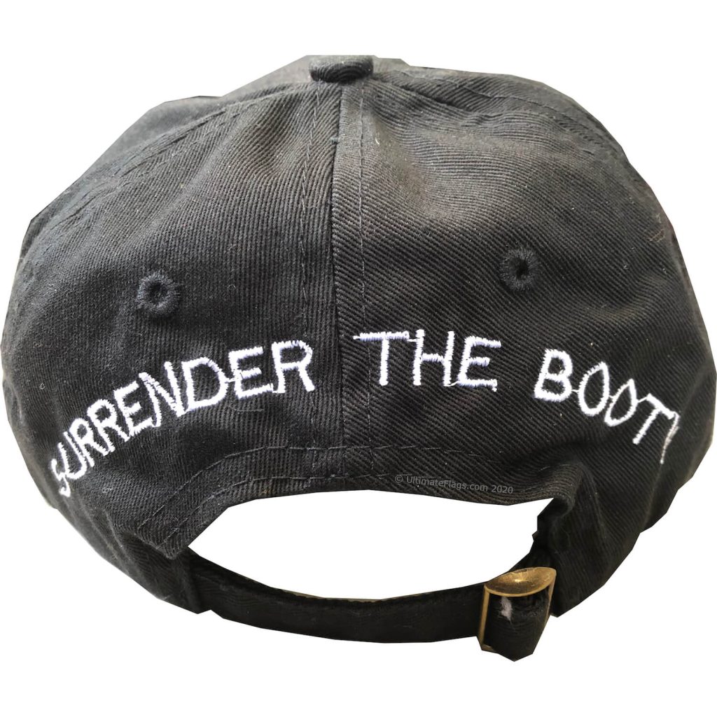 Blackbeard Pirate Flag Cap, Edward Teach - Black - Ultimate Flags