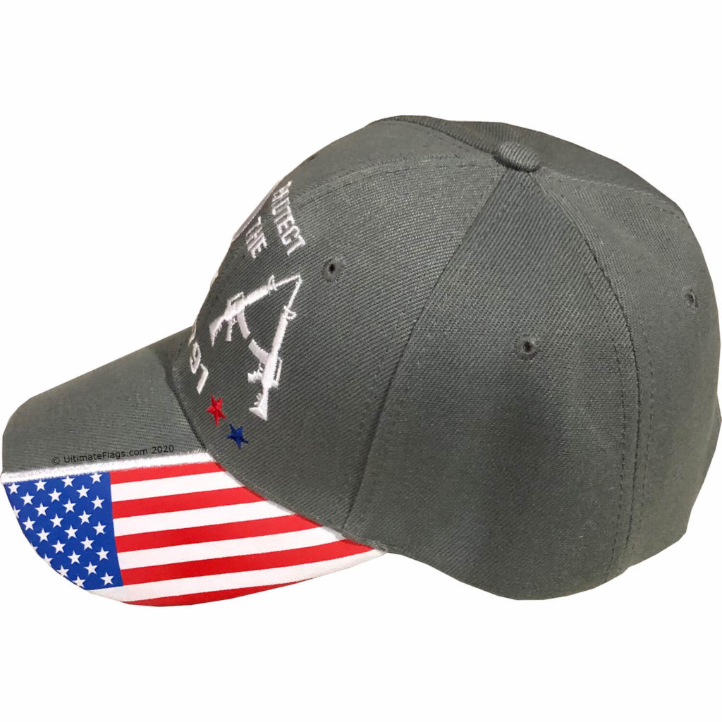 Protect the 2nd Amendment Cap -DigiCamo Camo Grey Black Tan