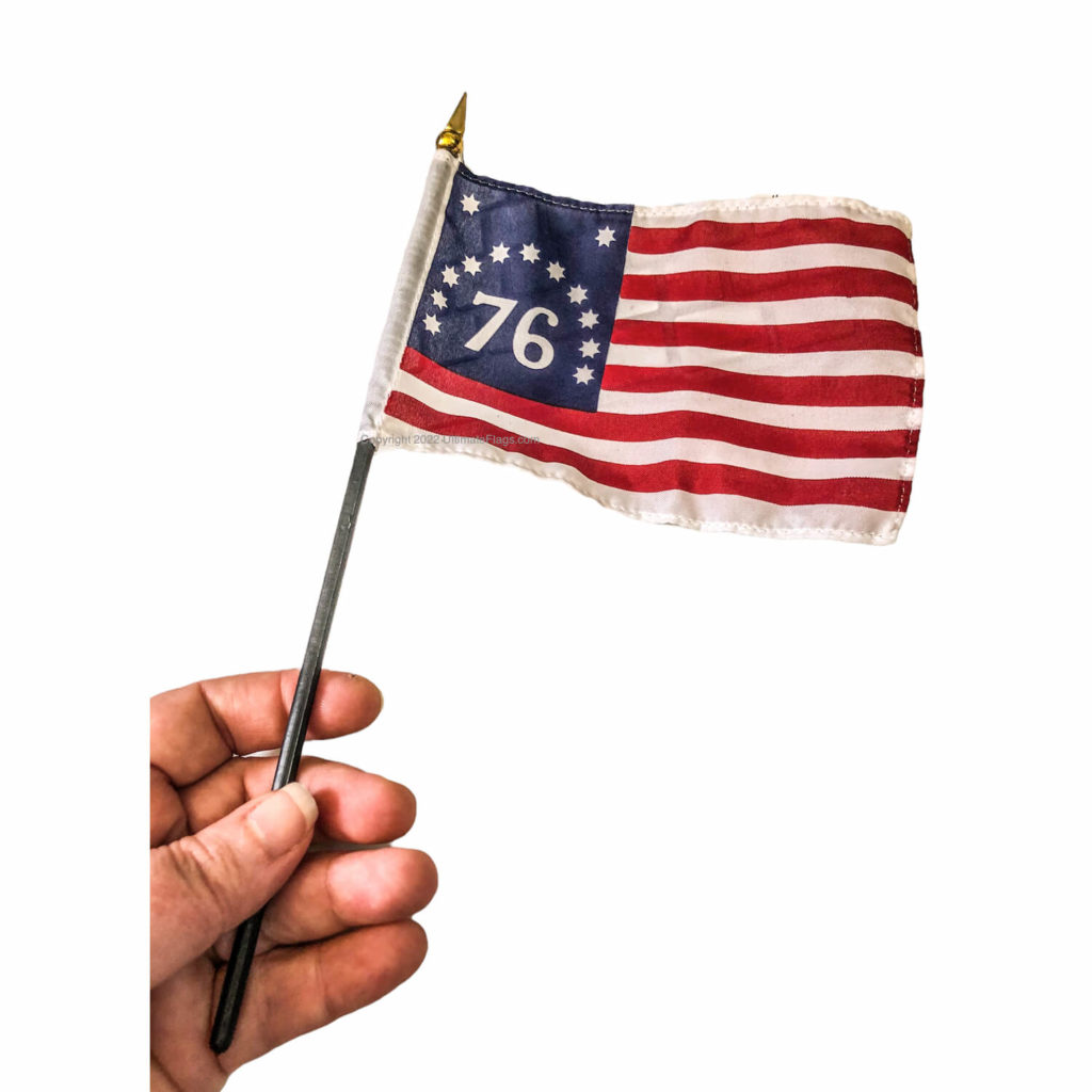 50 Star USA Flag - Outdoor Cotton Embroidered Flags (USA Made)