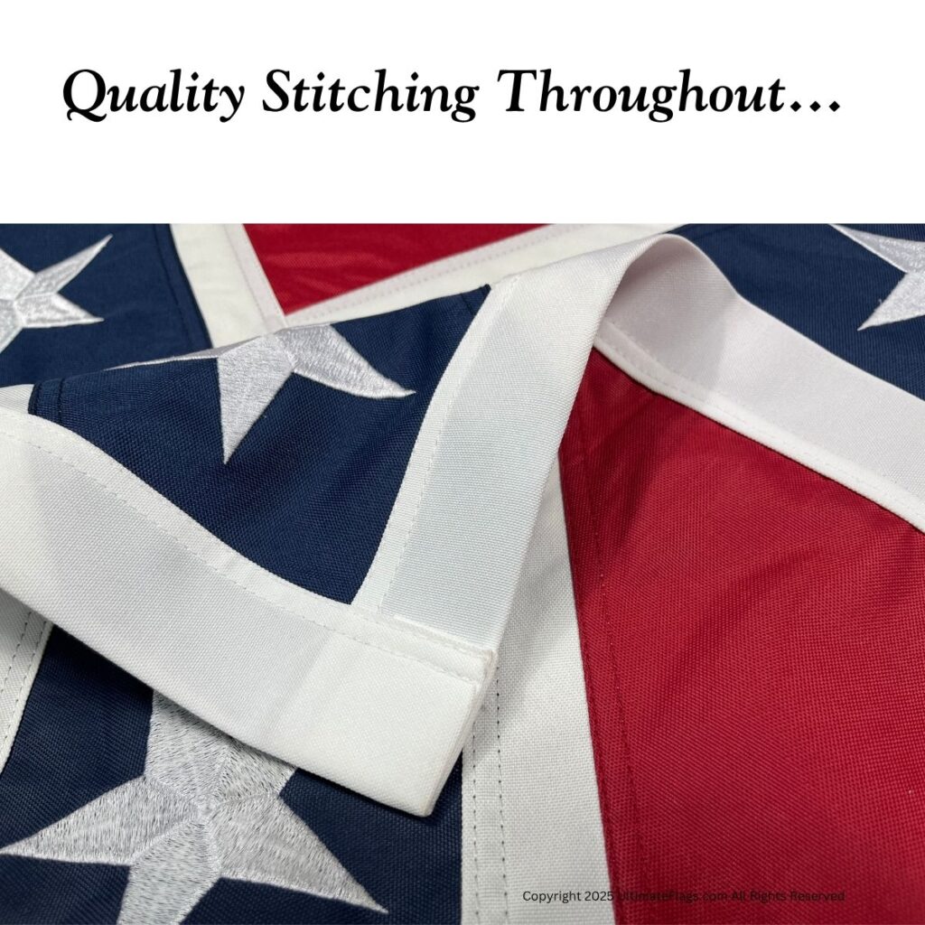 Confederate Artillery Battle Flag 38 x 38 Outdoor Sewn Flags