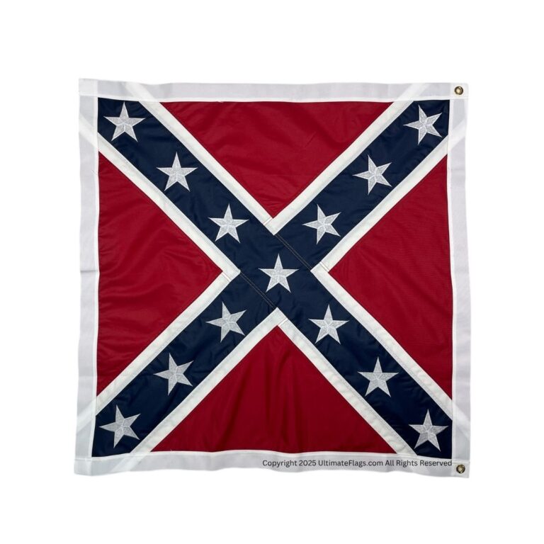 Confederate Artillery Battle Flag 38 x 38 Outdoor Sewn Flags