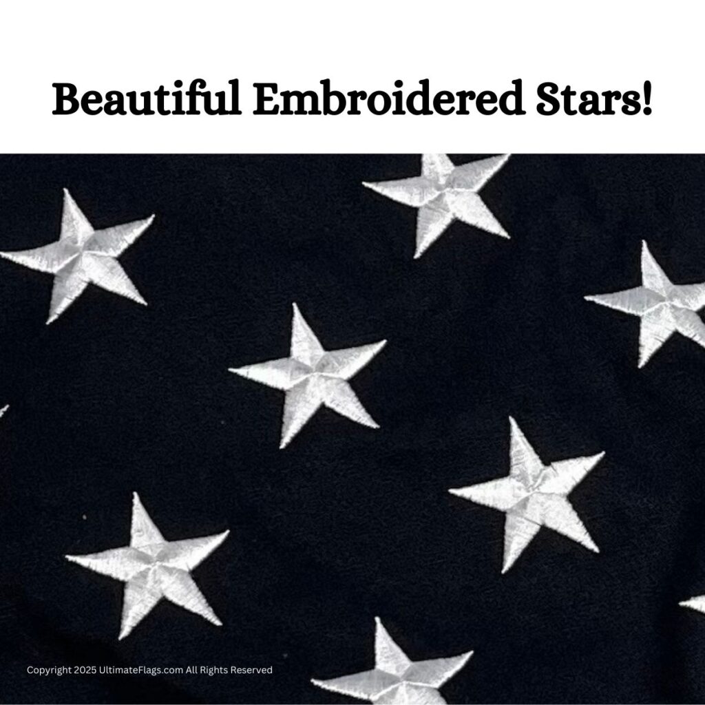 Police Flag - Thin Blue Line Flags - 3x5 ft Cotton Sewn