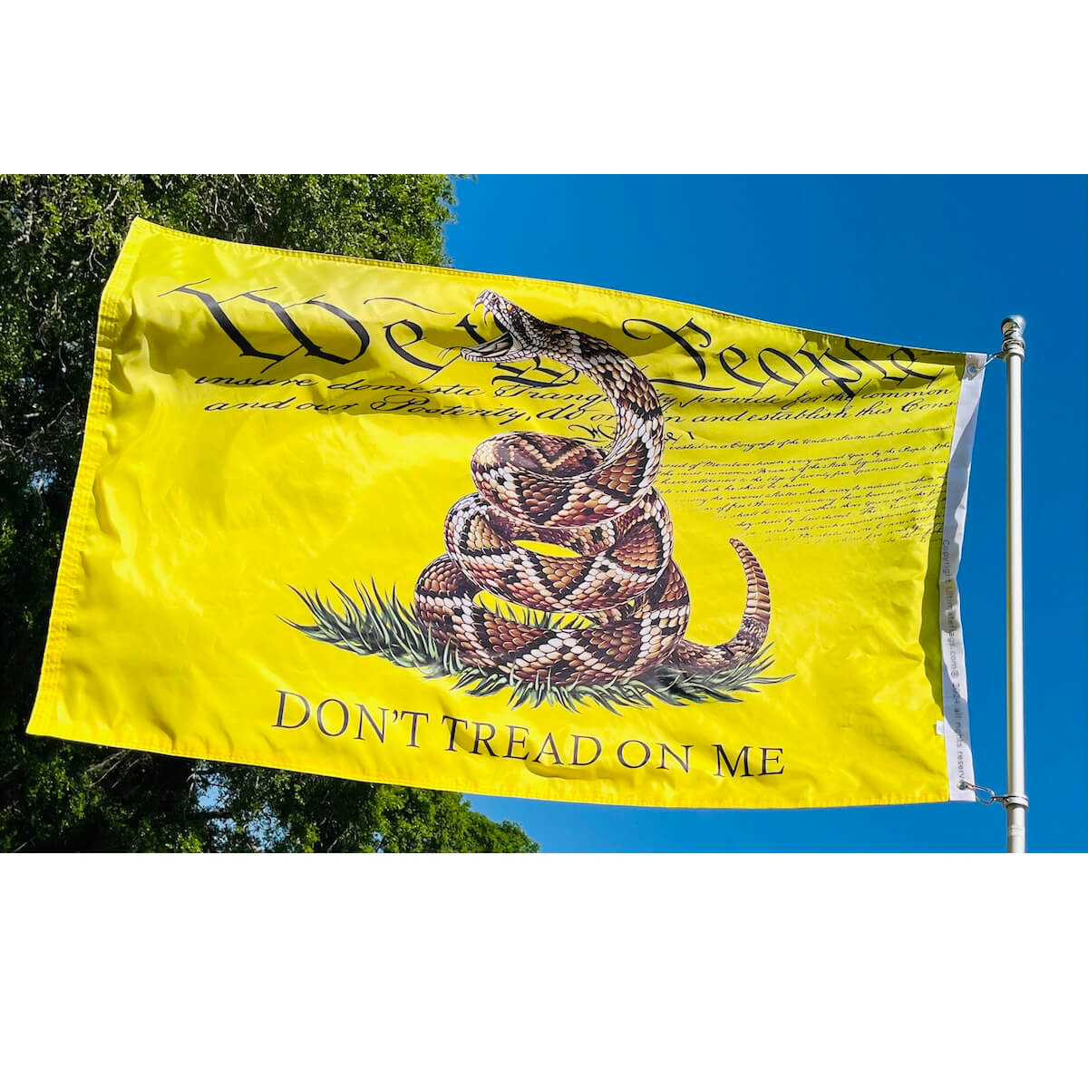 Don't Tread On Me Flag - Gadsden (Yellow) - Ultimate Flags