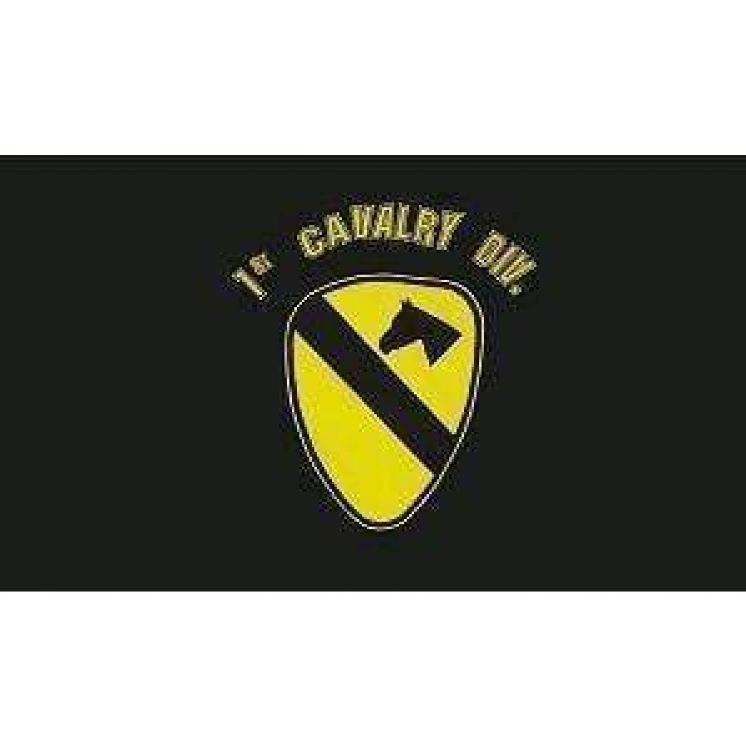 1st Cavalry Division (Black) Flag 3 X 5 ft. Standard - Ultimate Flags