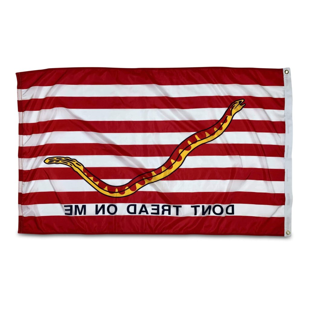 1st Navy Jack 3 x 5 Dyed Nylon (USA Made)