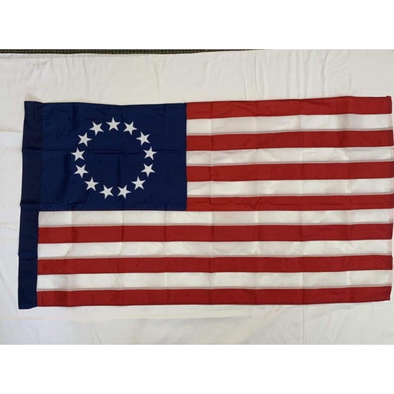 Buy Flag Betsy Ross 3 x 5 Nylon sewn Flag (USA Made) For Sale
