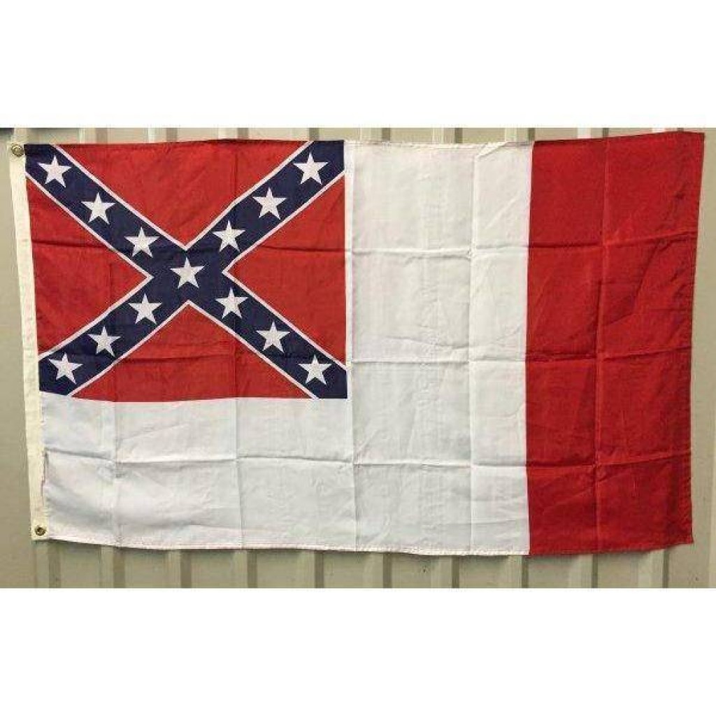 Confederate - CSA - 3rd National Flag 3 x 5 - Standard