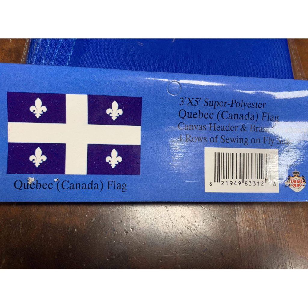 Quebec Provincial Flag (Canada) 3 X 5 ft. Standard - Ultimate Flags