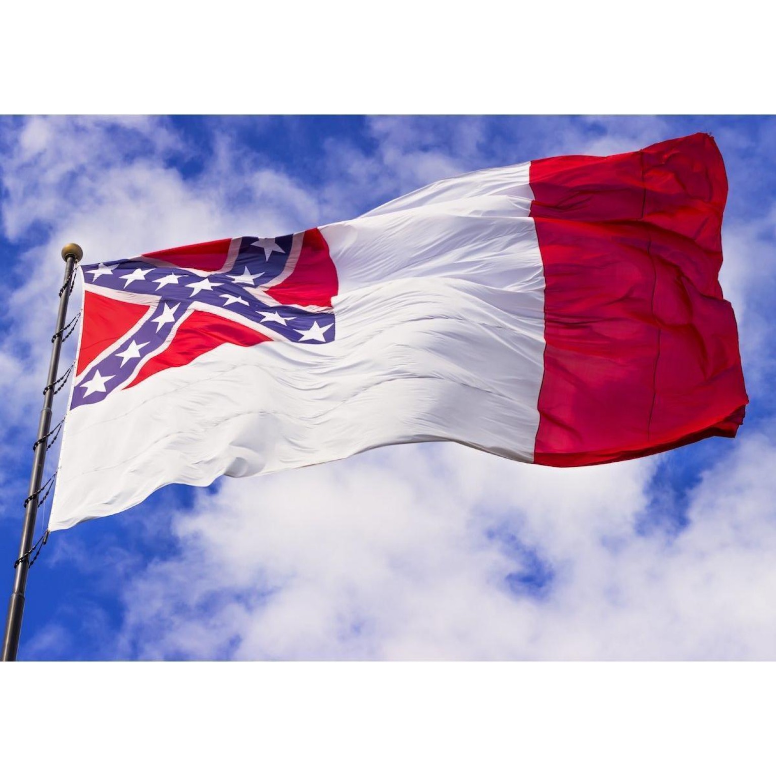 Second (2nd) National Confederate Flag - CSA - 3 X 5 ft. - Standard