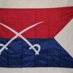Custer Battle Flag, General Custer Cutlass Flag Nylon Embroidered Flag ...