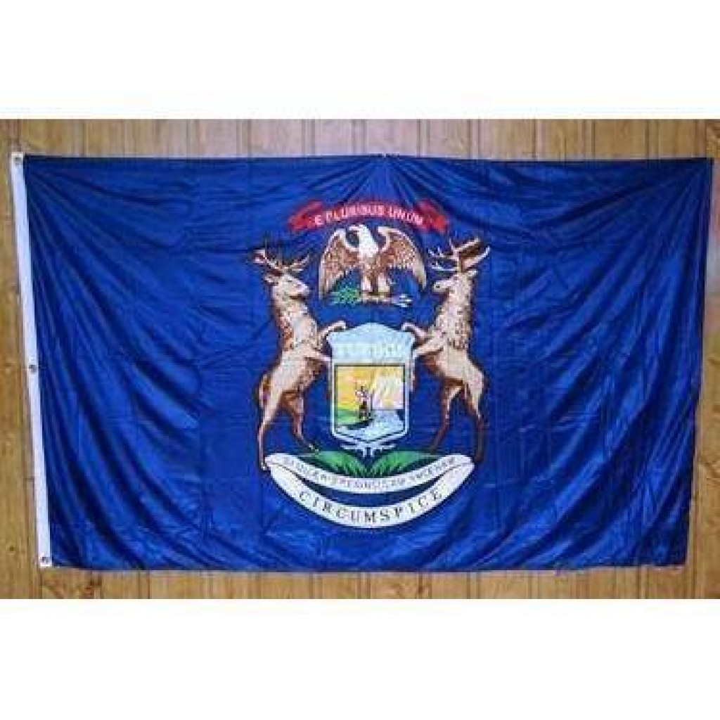 MI Flag - State of Michigan Flag - Ultimate Flags