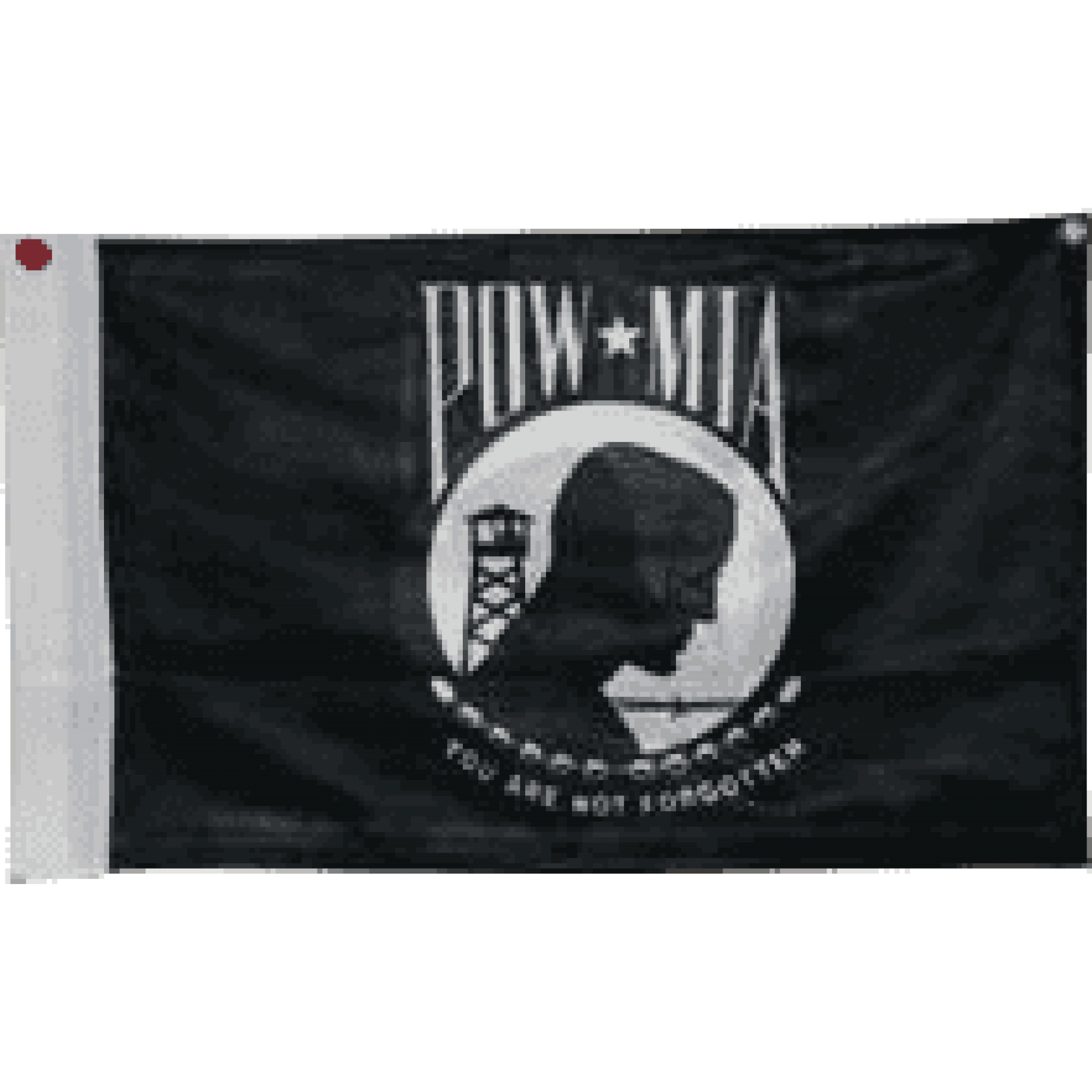 POW MIA Flag 12 x18 inch Knitted Nylon Double Sided with Grommets ...