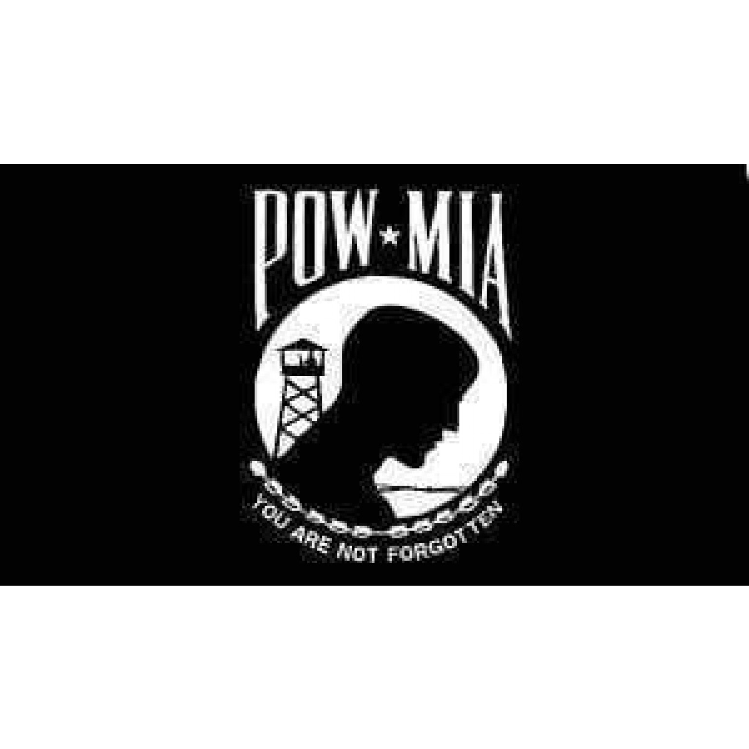 POW/MIA Flag - Prisoner of War, Missing in Action Flag 3 X 5 ft. Standard