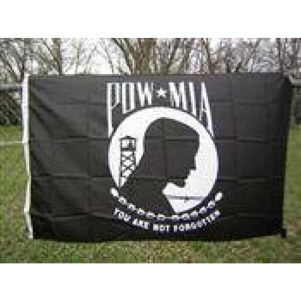 POW MIA Flag - Outdoor Commercial Nylon Printed Flags 3 x 5 ft ...