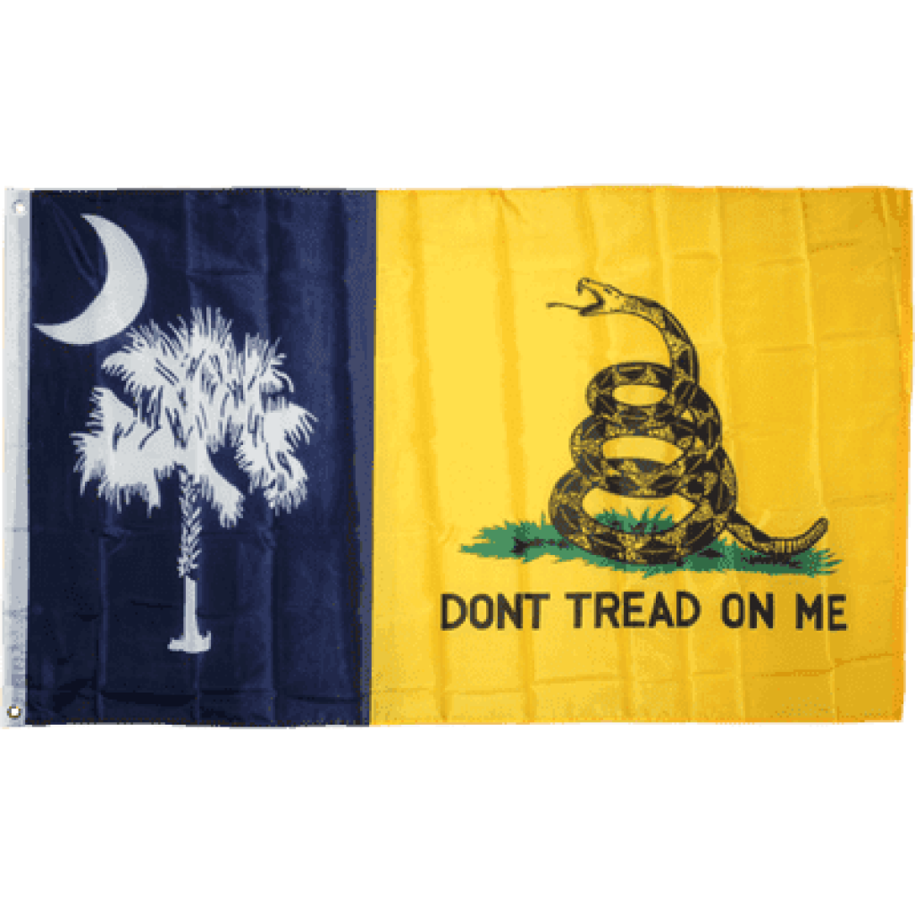South Carolina Gadsden Flag - Don't Tread On Me - 3 x 5 ft - Standard