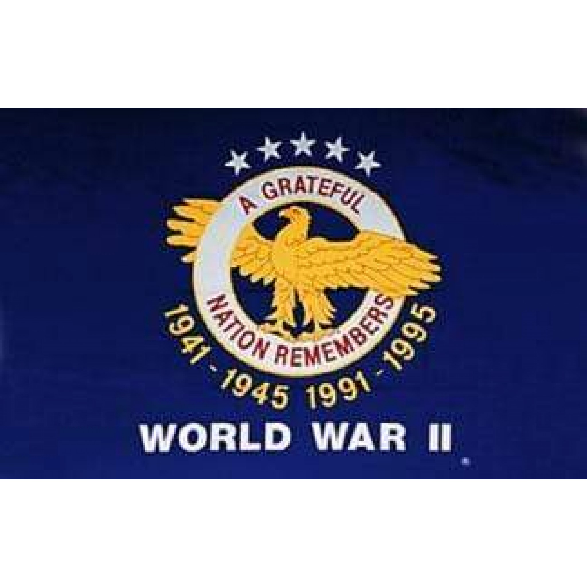 World War II Commemorative Flag 3 X 5 ft. Standard - Ultimate Flags