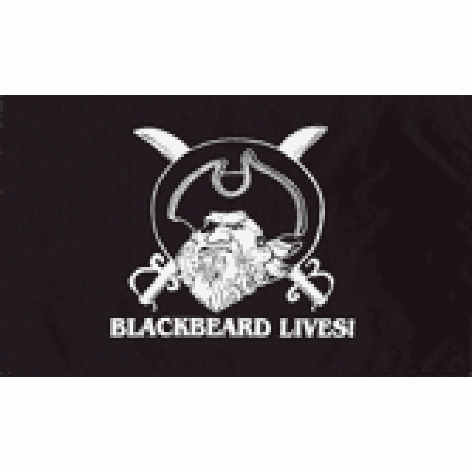Pirate Blackbeard Lives Flag 3 X 5 ft. Standard