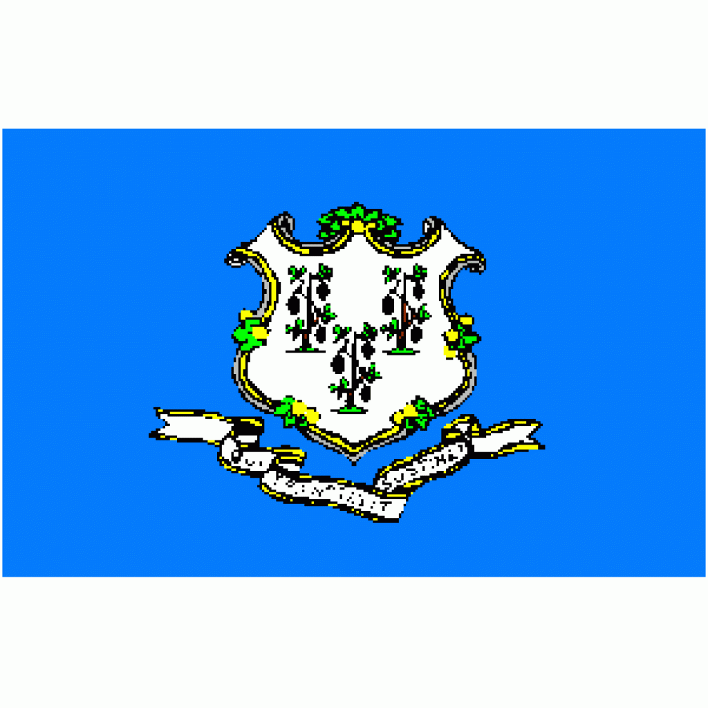 CT Flag - State of Connecticut Flag - Ultimate Flags
