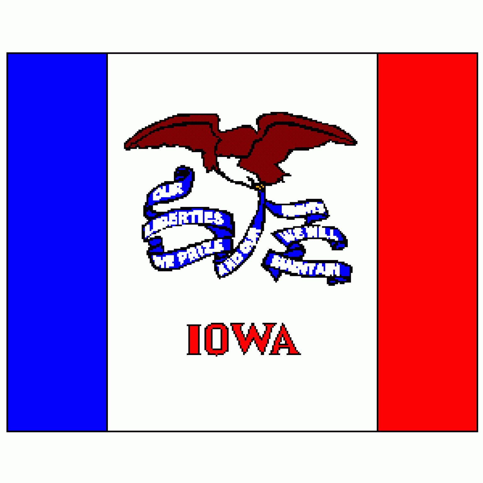 IA Flag - State of Iowa Flag - Ultimate Flags