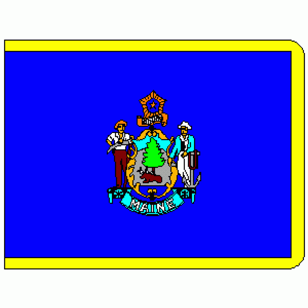 ME Flag - State of Maine Flag - Ultimate Flags