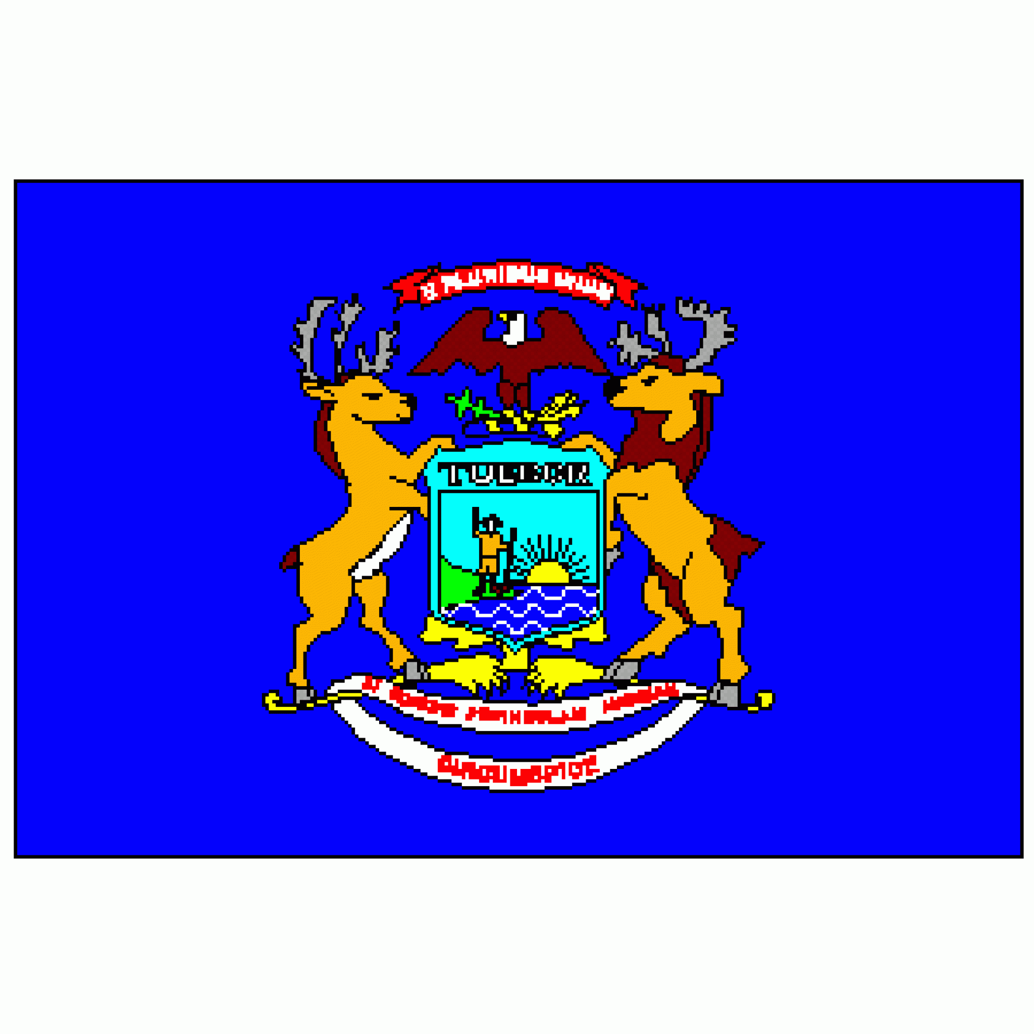 MI Flag - State of Michigan Flag - Ultimate Flags