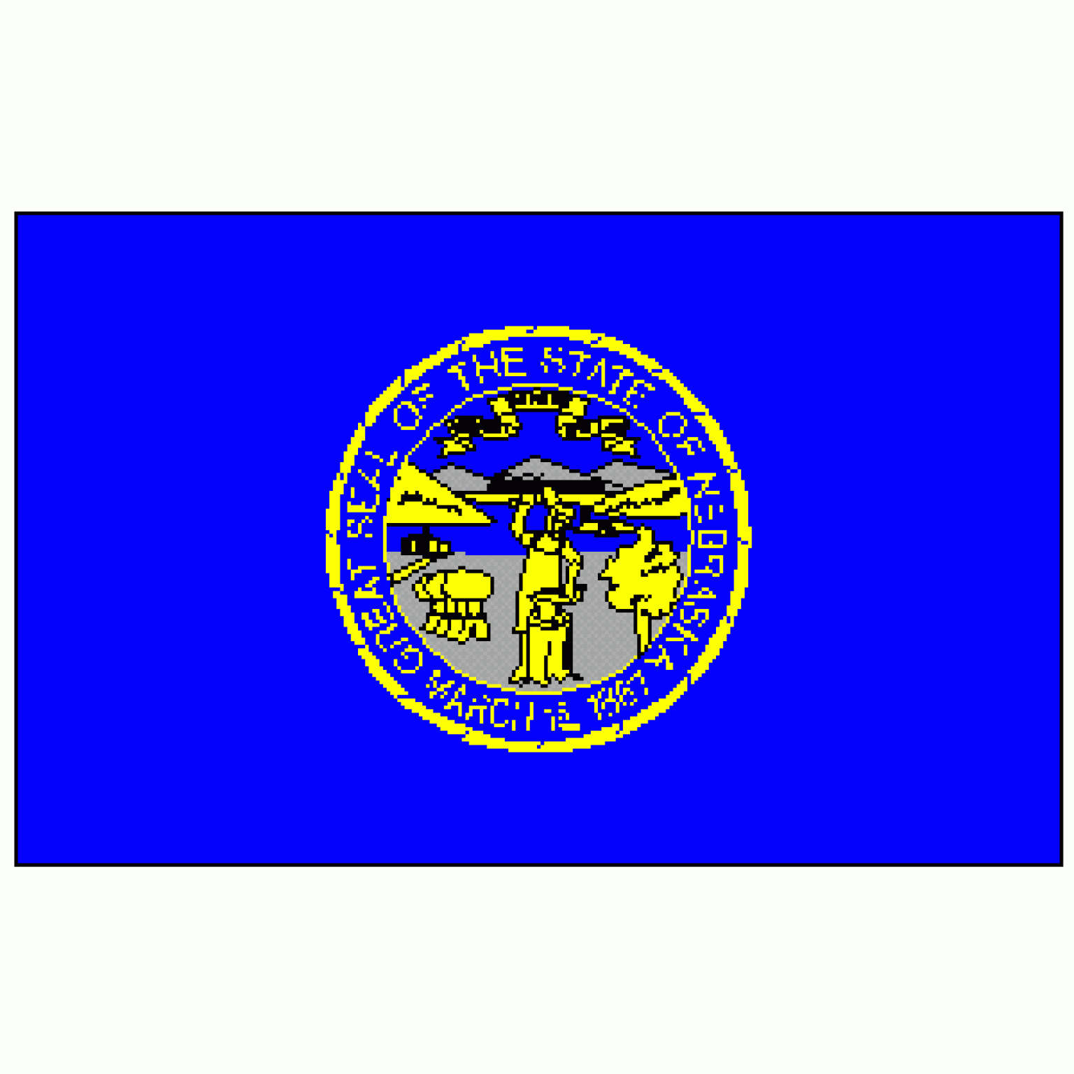 State of Nebraska Flag 3 X 5 ft. Standard