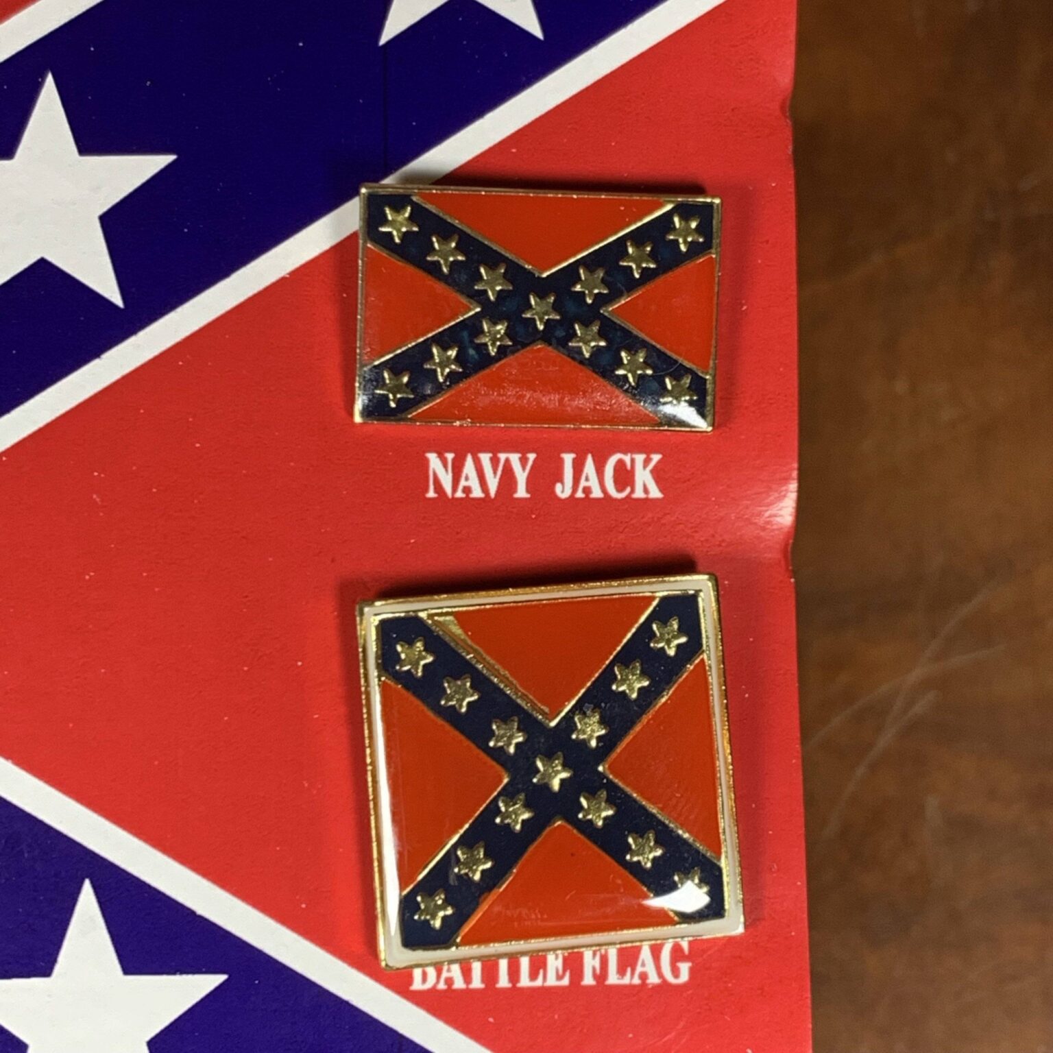 Confederate Flag Lapel Pin - 7 CSA - Collection - Ultimate Flags