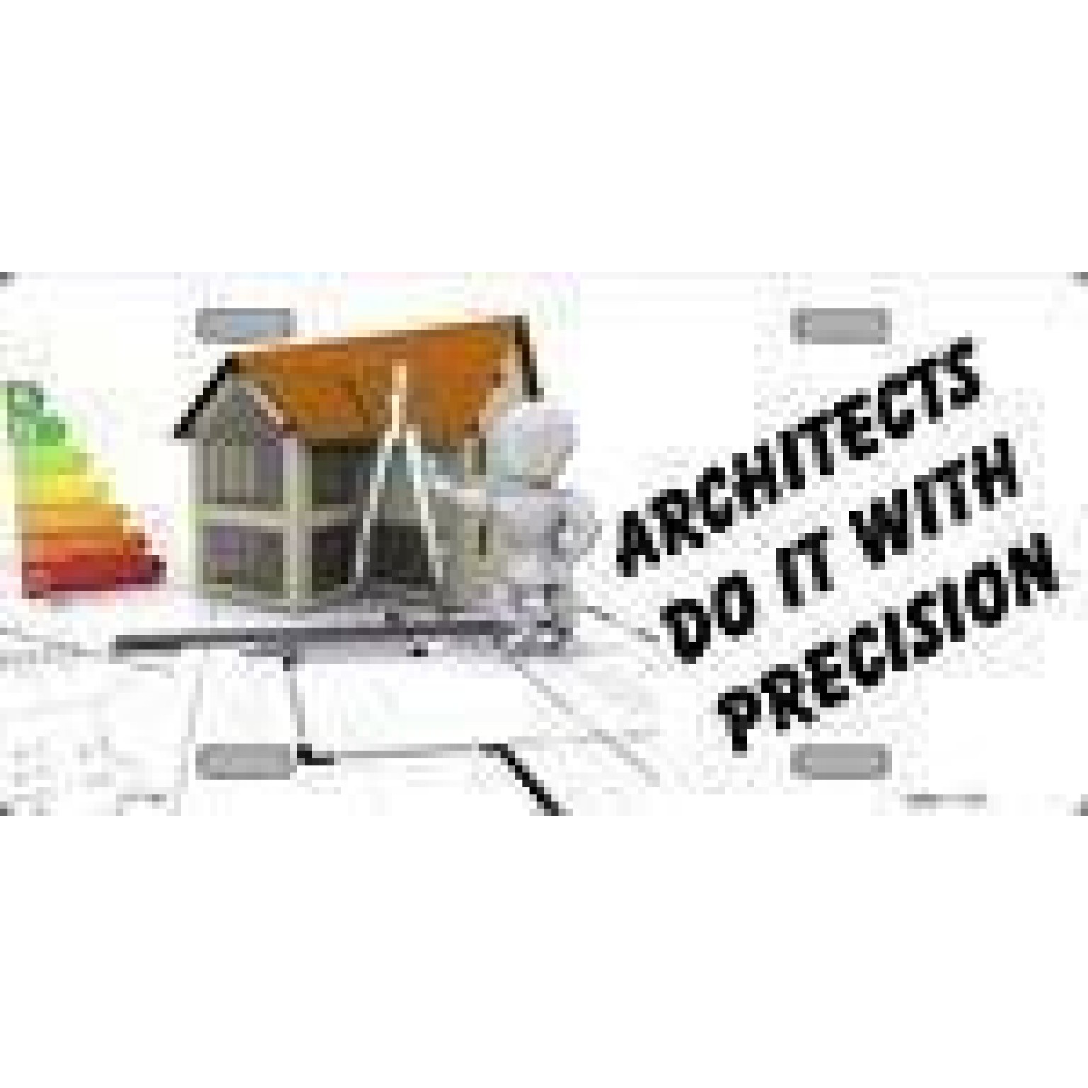 Architects Do it with Precision License Plate