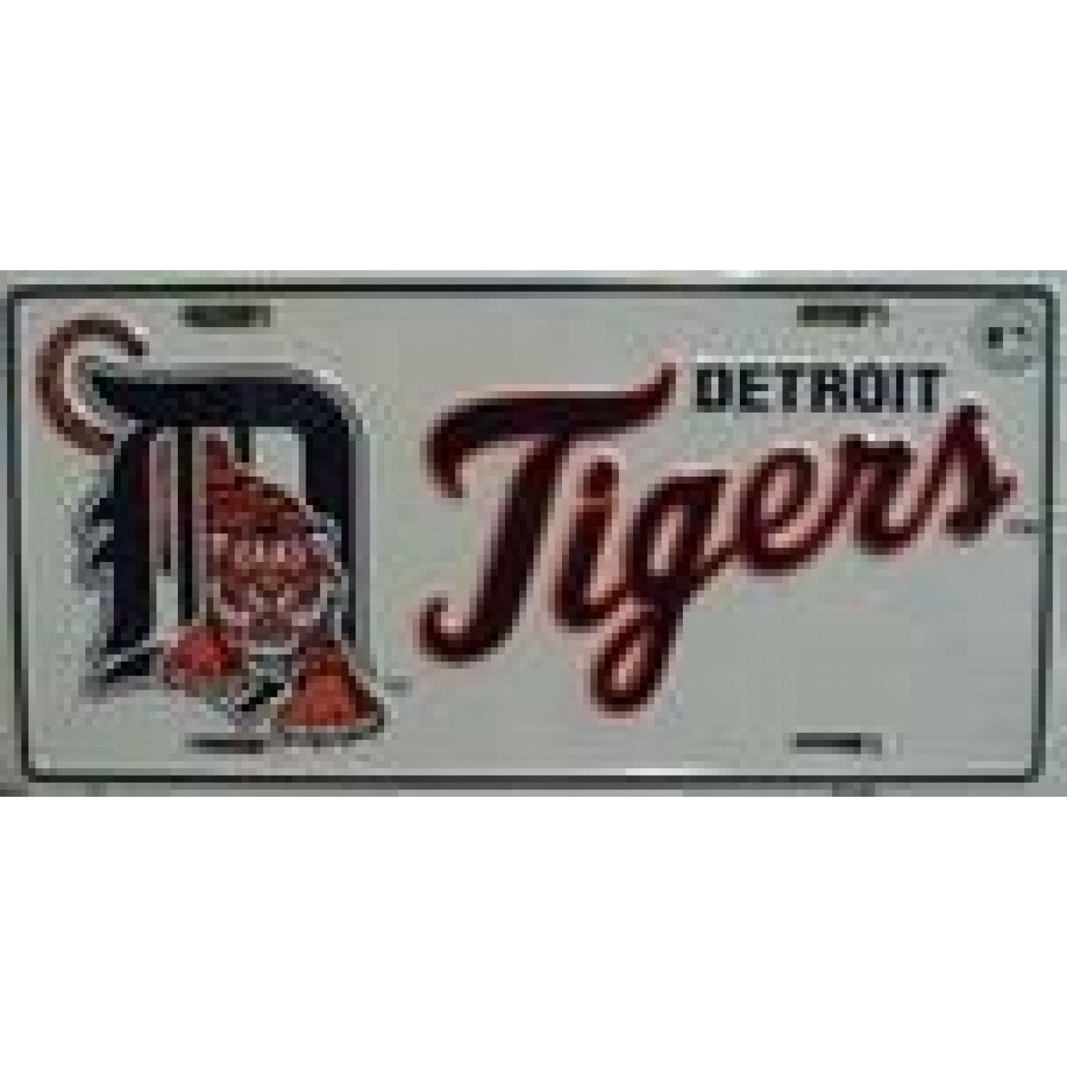 Detroit Tigers MLB Baseball License Plate