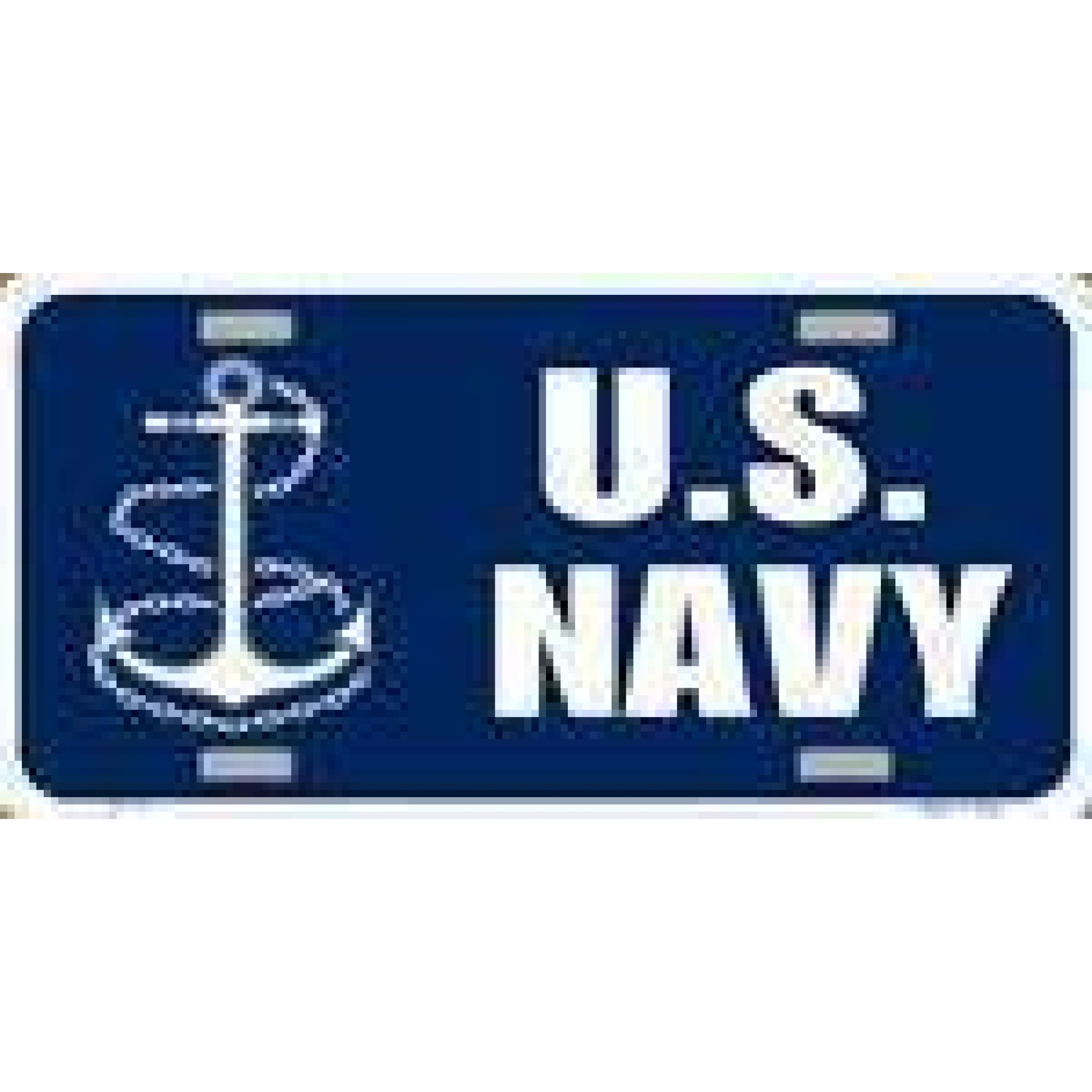 US Navy License Plate