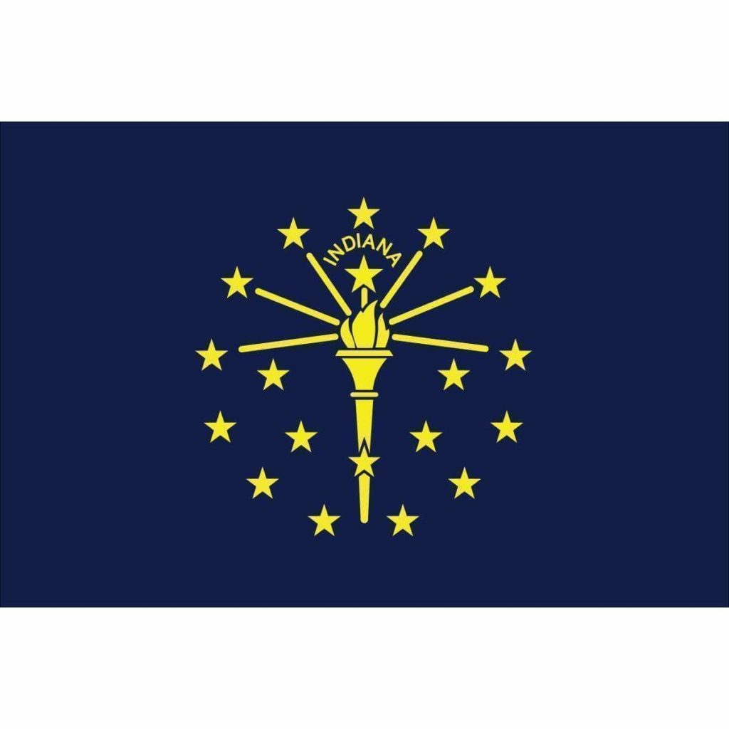 IN Flag - State of Indiana Flag - Ultimate Flags
