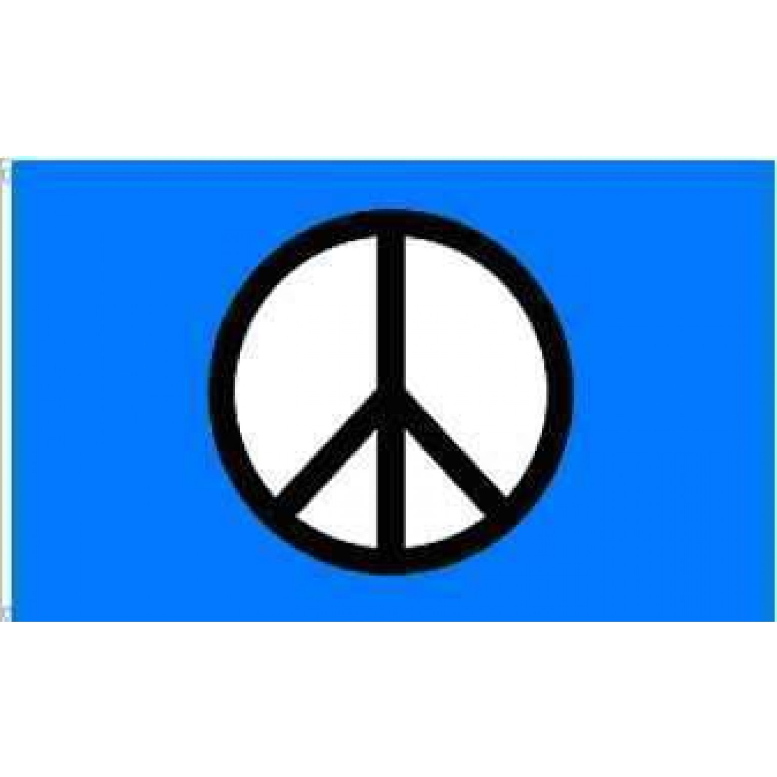 Peace Sign Flag Blue 3 X 5 ft. Standard