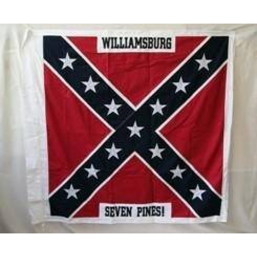 4th North Carolina Infantry Flag, 52 x 52 inch with pole sleeve / ties