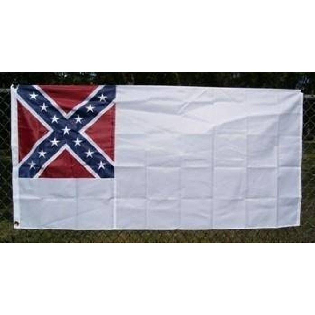Second (2nd) National Confederate Flag - CSA - 3 X 5 ft. - Standard