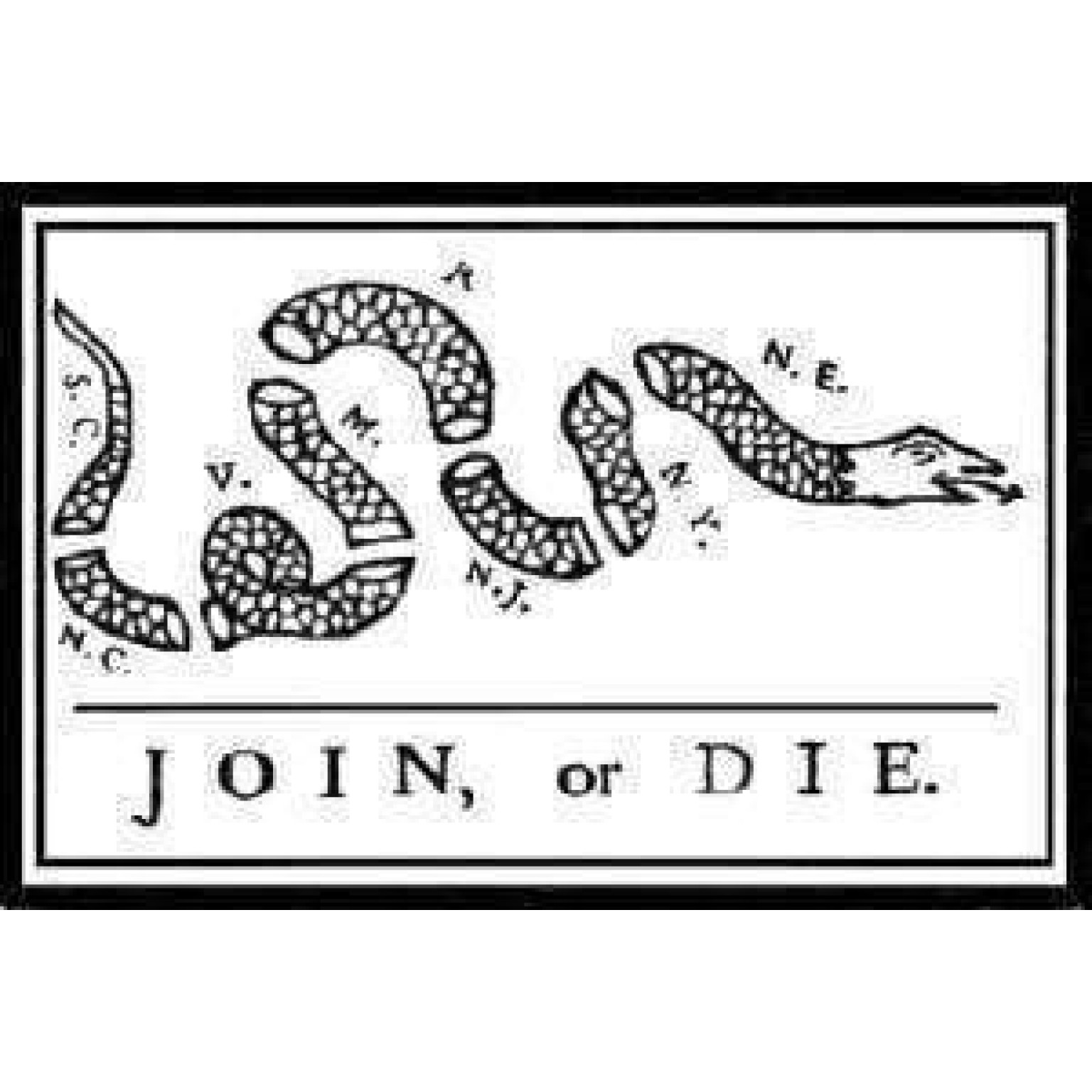 Join or Die Flag 3 X 5 ft. Standard